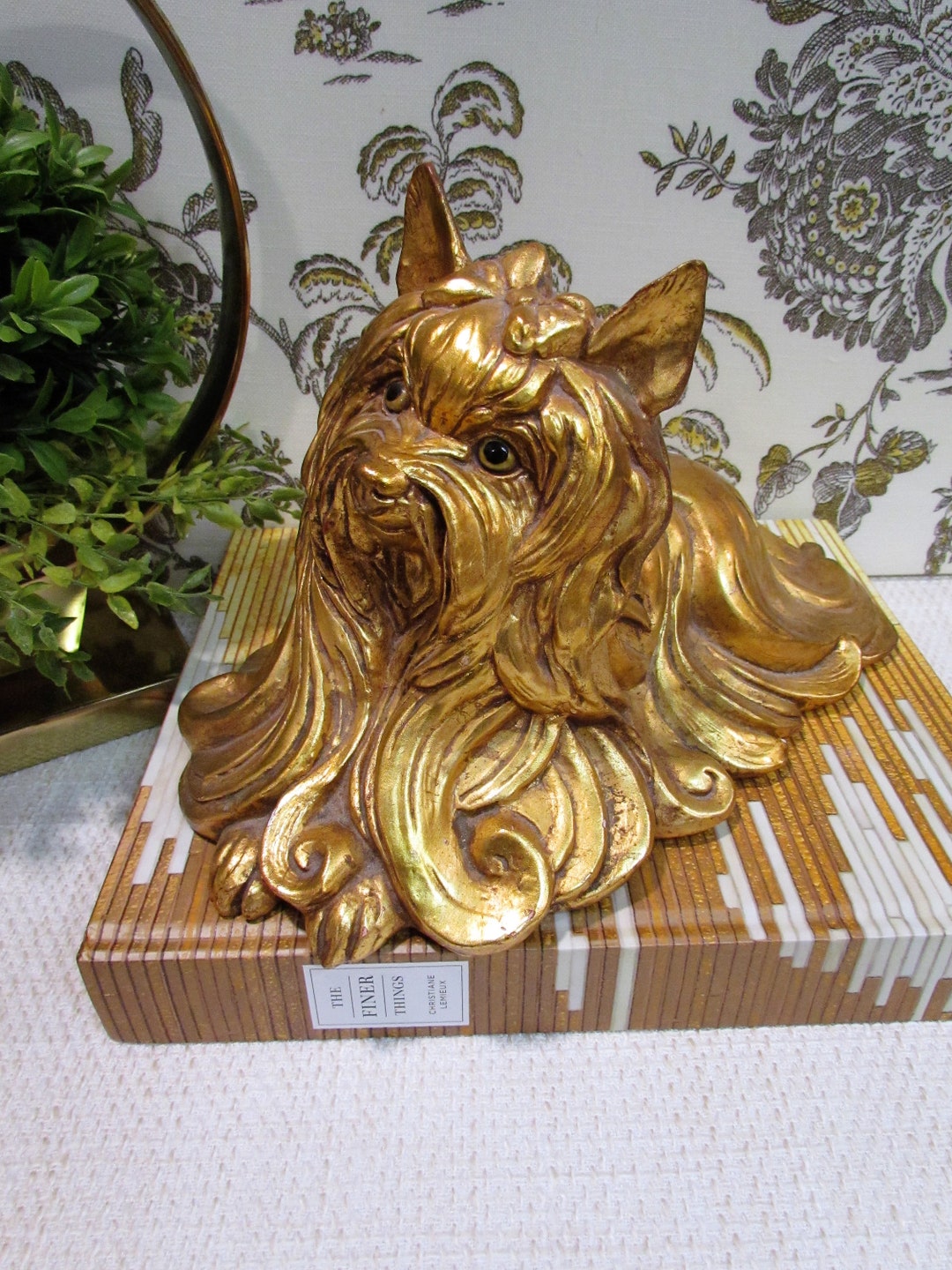 KAY FINCH 831 Gold Leaf Hand Painted Handmade Yorkshire - Etsy