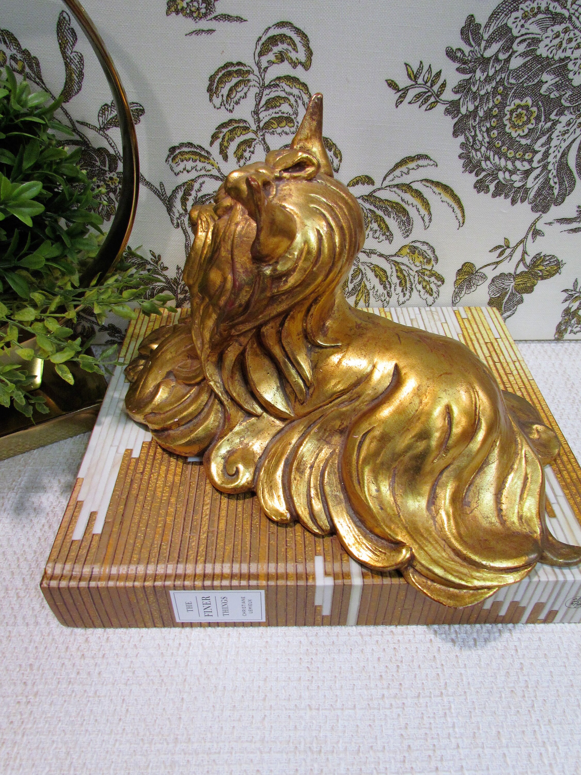 KAY FINCH 831 Gold Leaf Hand Painted Handmade Yorkshire - Etsy