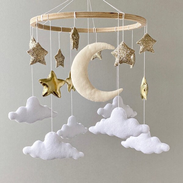 Gold Mobile - Etsy