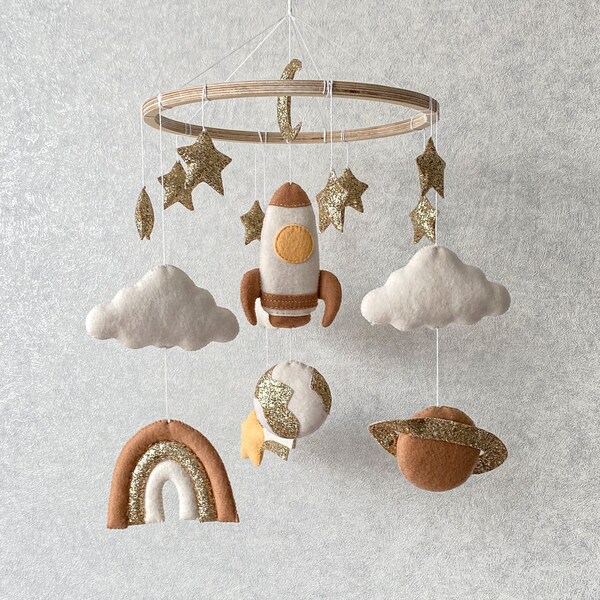 Outer Space Mobile - Etsy