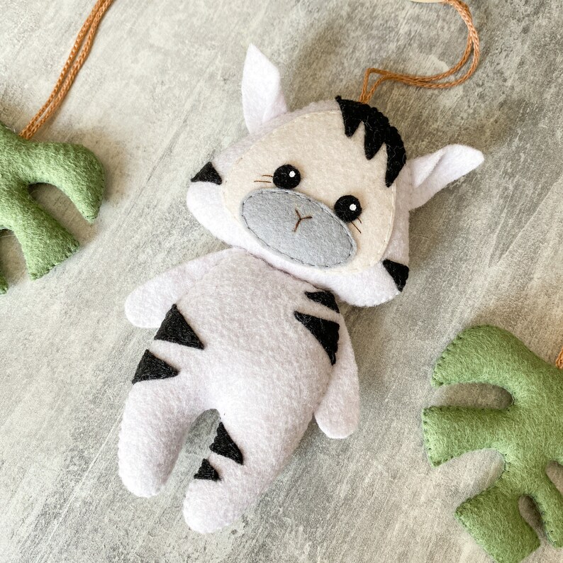 Safari Gym Toys Baby Play Gym Hanging Felt Toys Jungle - Etsy