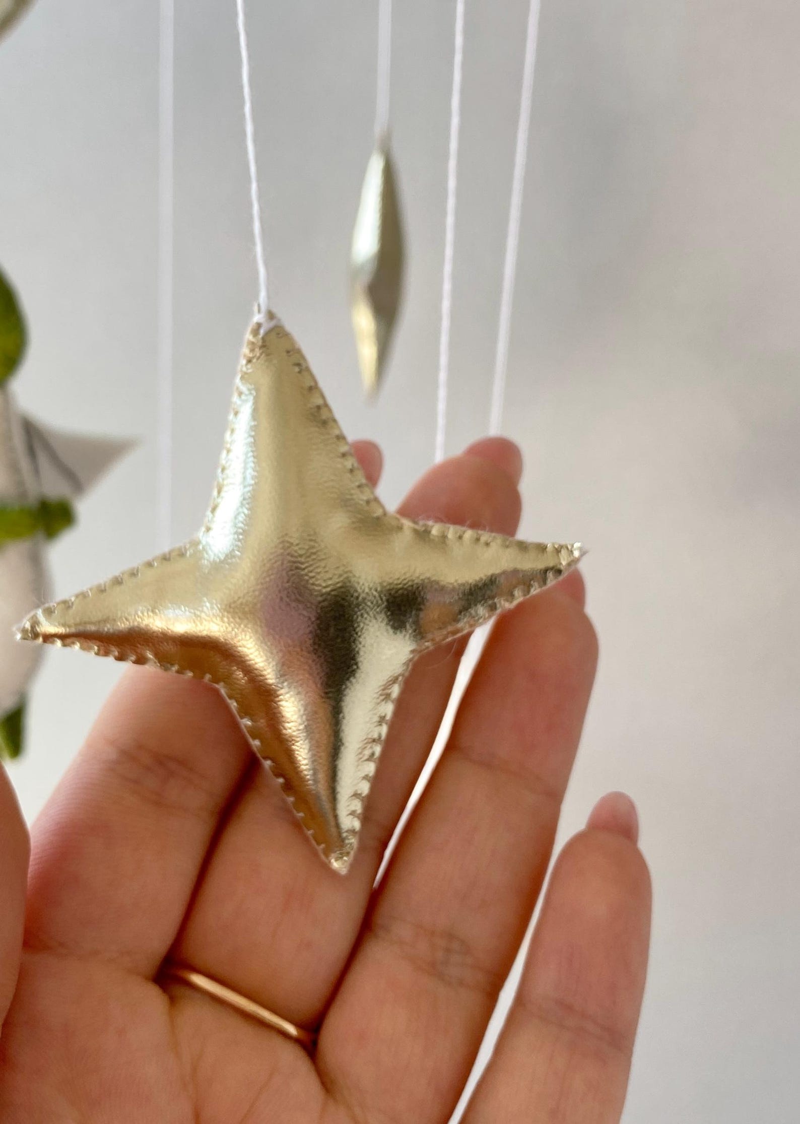 Cloud, Stars and Moon Baby Mobile for Nursery, Neutral Baby Mobile ...
