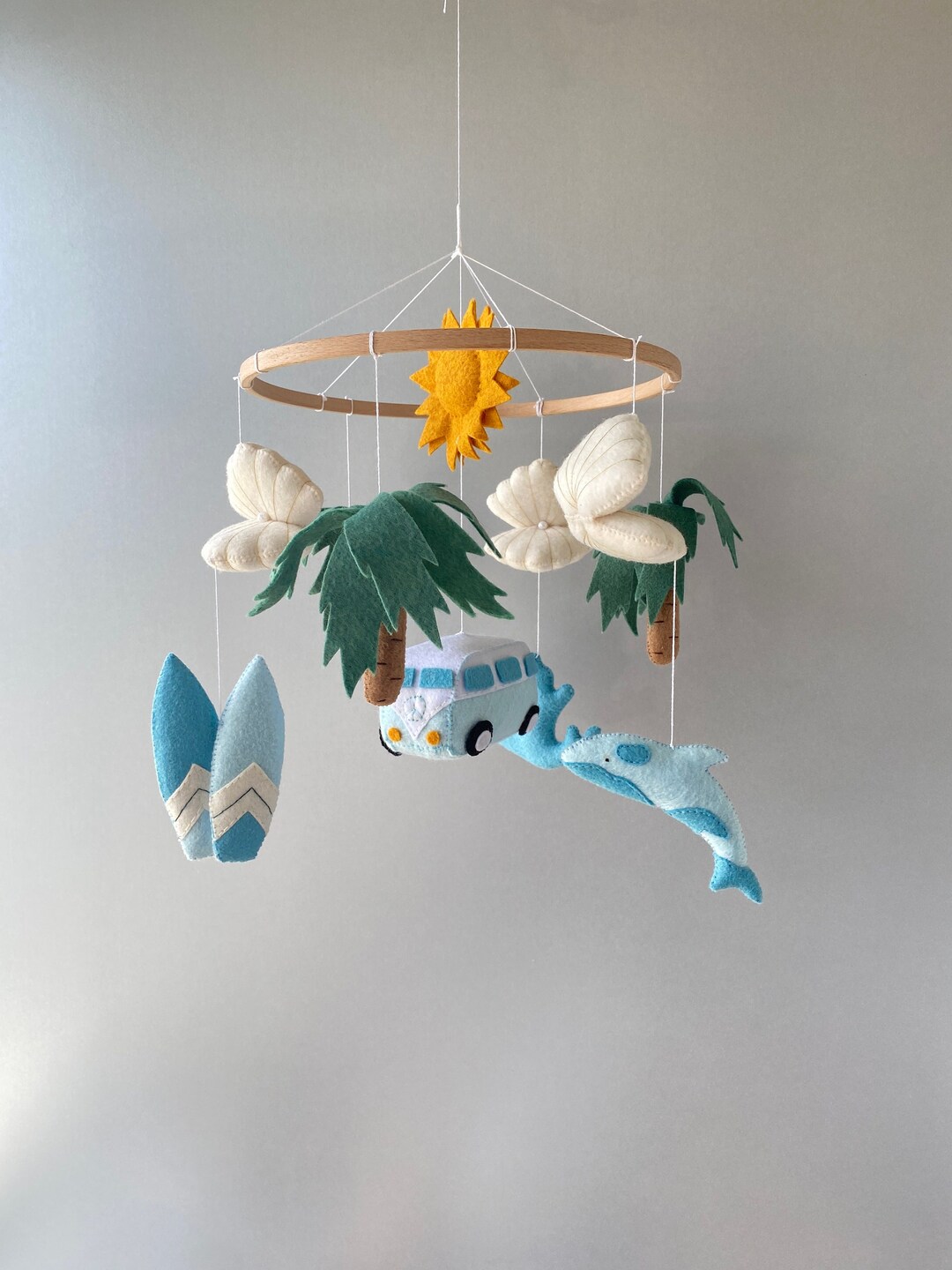 Baby Surf Mobile, Beach Baby Mobile, Ocean Mobile, Hawaii Mobile ...