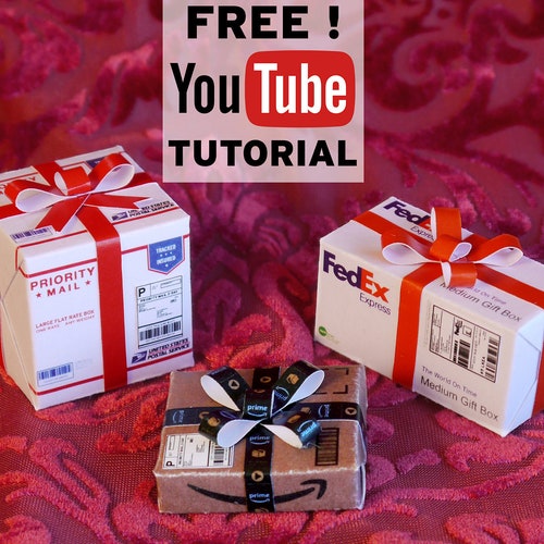 Instant Download Miniature Amazon Inspired Packages DIY - Etsy