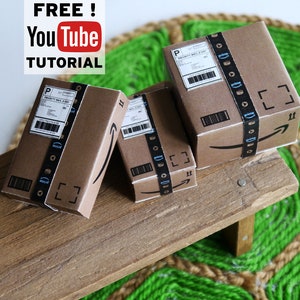 Instant Download Miniature Amazon Inspired Packages DIY Printable PDF ...