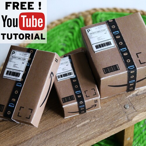 Instant Download Miniature Amazon Inspired Packages DIY - Etsy