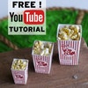 Instant Download Miniature Popcorn Bucket DIY Printable PDF Template ...