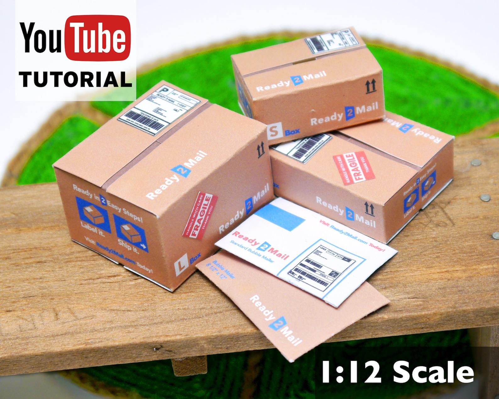 Instant Download Printable Miniature Packages DIY 1:12 Scale PDF ...