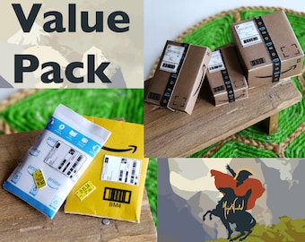 Instant Download Miniature Amazon Inspired Packages DIY | Etsy
