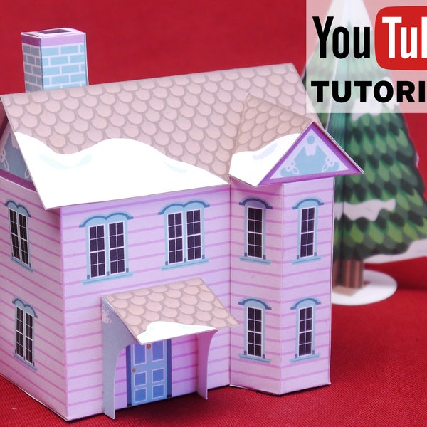 Paper Model House - Etsy