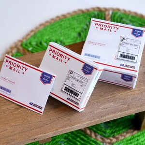 Instant Download USPS Priority Mail Box Miniature DIY Printable PDF ...