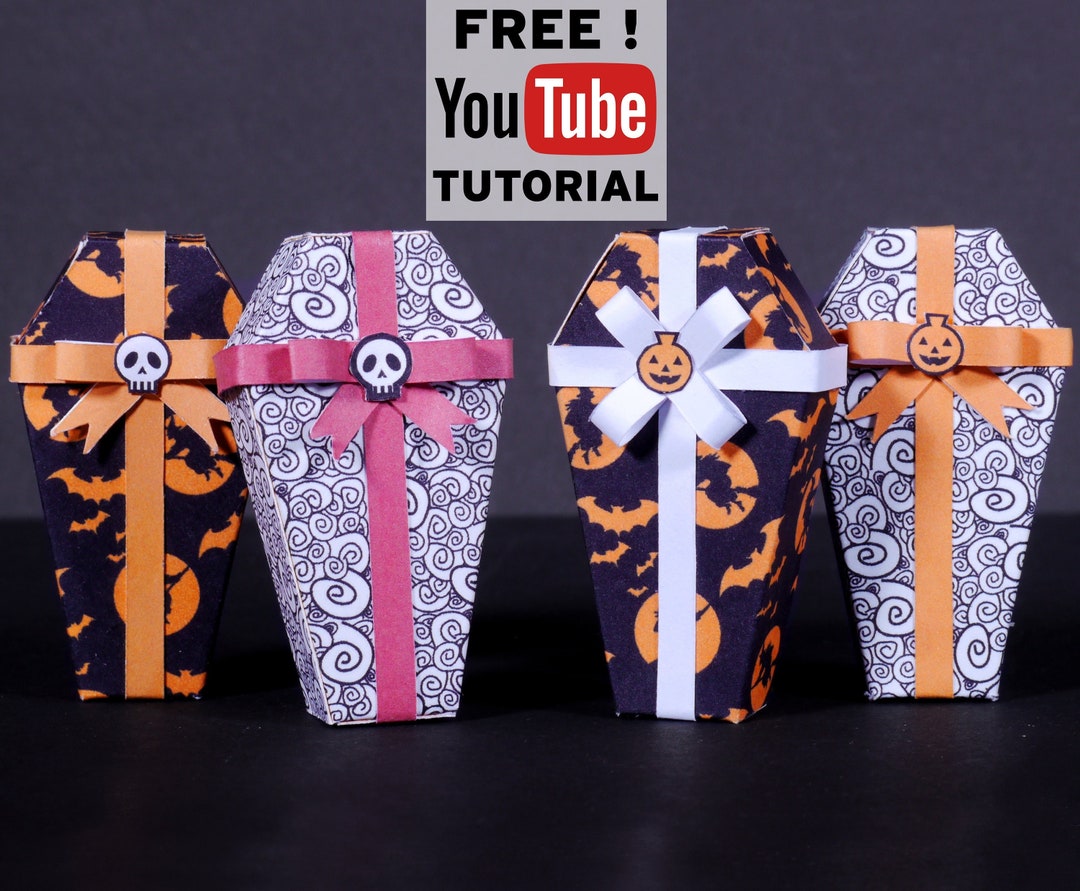 Instant Download Miniature Halloween Coffin Gifts DIY Printable PDF ...