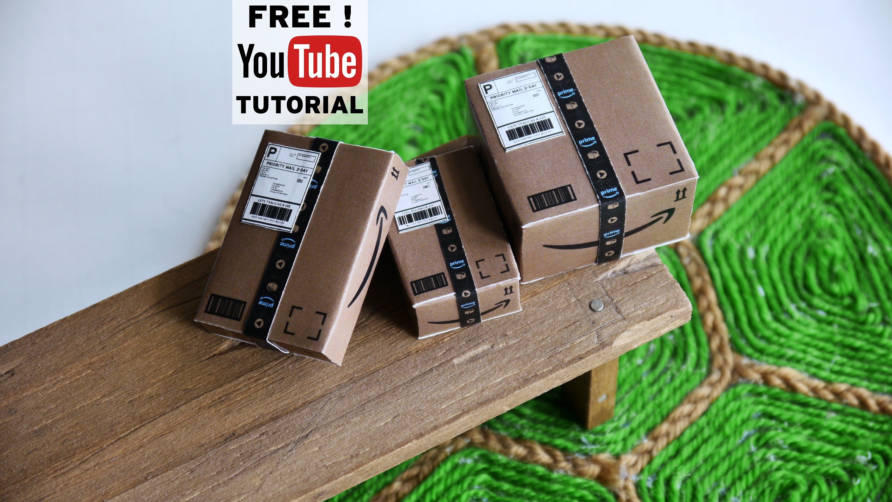 Instant Download Miniature Amazon Packages & USPS Packages | Etsy