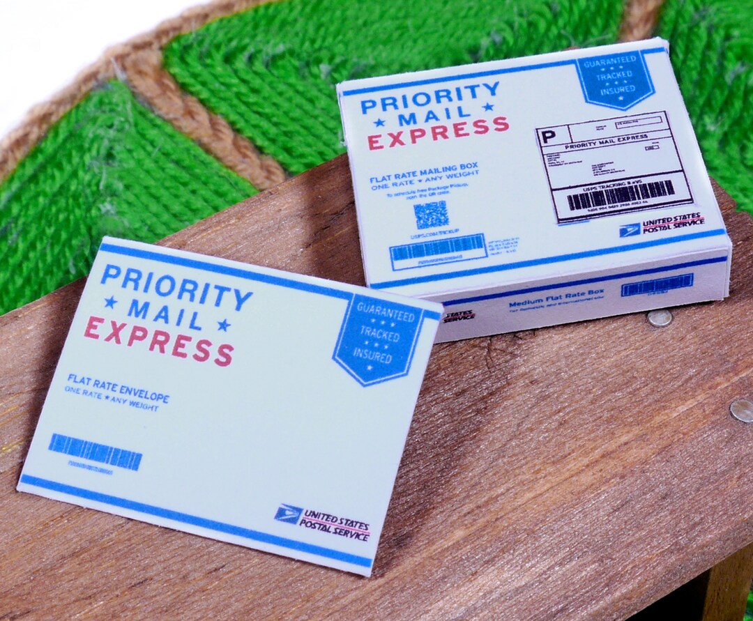 Instant Download USPS Priority Mail Express Inspired Miniature DIY ...