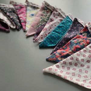 Fabric Bunting Handmade Cotton Decoration Girls Bedroom Party Interior ...