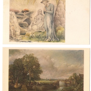 22 Vintage 1940s Postcards of Classic Western Paintings Published by ...