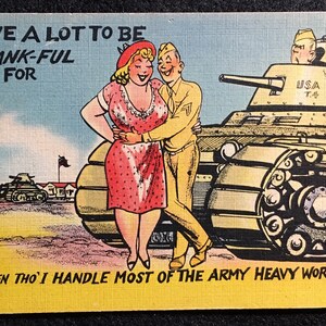 2 Humorous 1940s World War II Postcards, Both Postally Used - Etsy