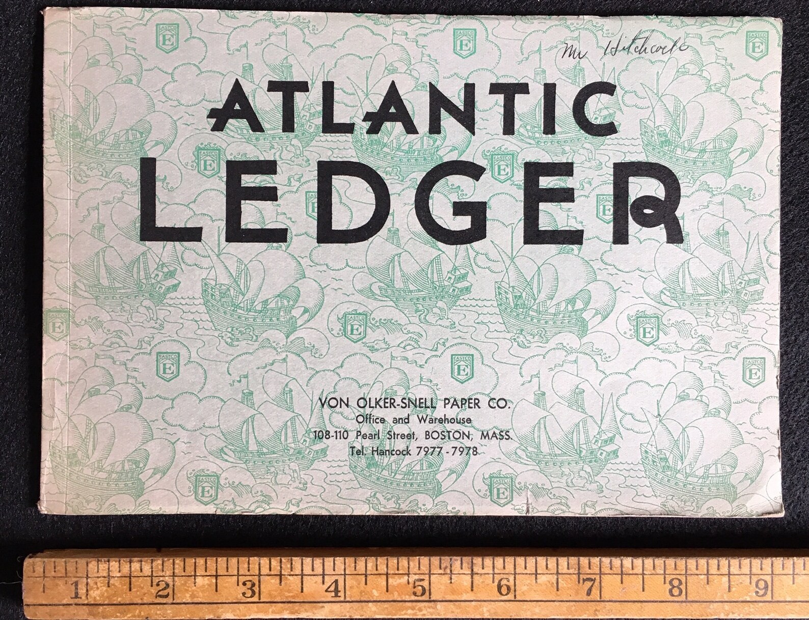 Vintage 1930s Ledger Paper Sample Book From the American Ledger Company ...