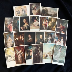 22 Vintage 1940s Postcards of Classic Western Paintings Published by ...