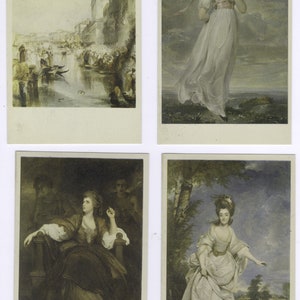 22 Vintage 1940s Postcards of Classic Western Paintings Published by ...