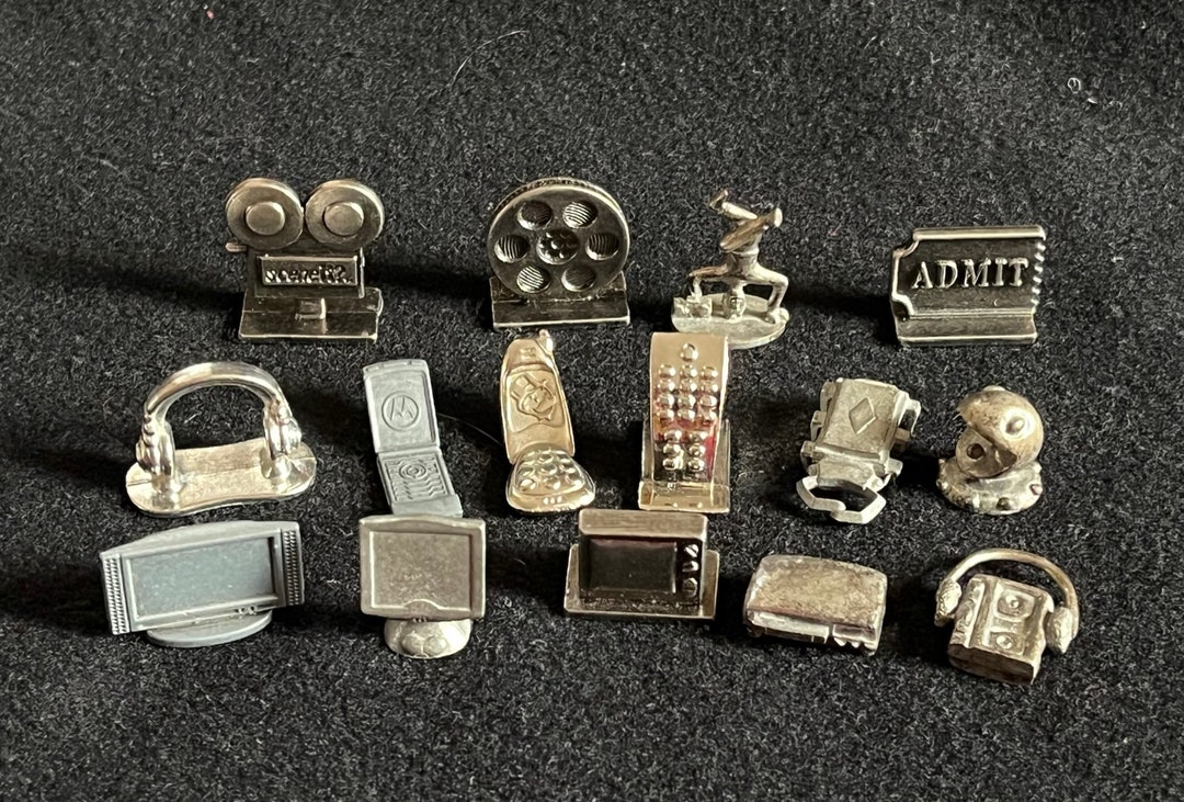 Game Tokens Retro Entertainment Tech--breakdancer, Pacman, Chip Bug ...