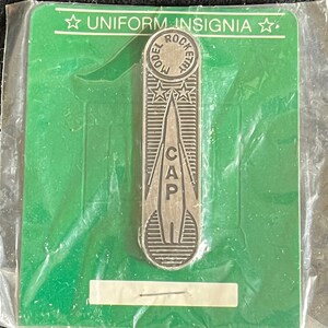Vintage 1960s Civil Air Patrol Model Rocketry Badge for Aspiring Cadets ...