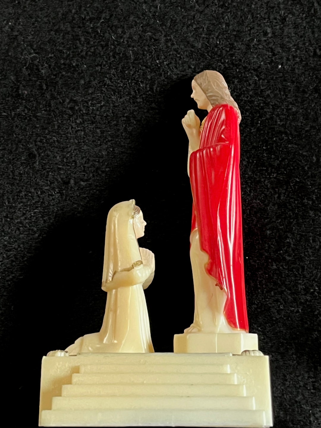 Vintage Plastic 1960s First Holy Communion Figurine -- Jesus ...