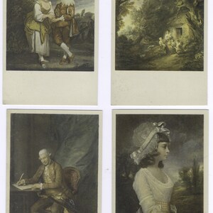 22 Vintage 1940s Postcards of Classic Western Paintings Published by ...