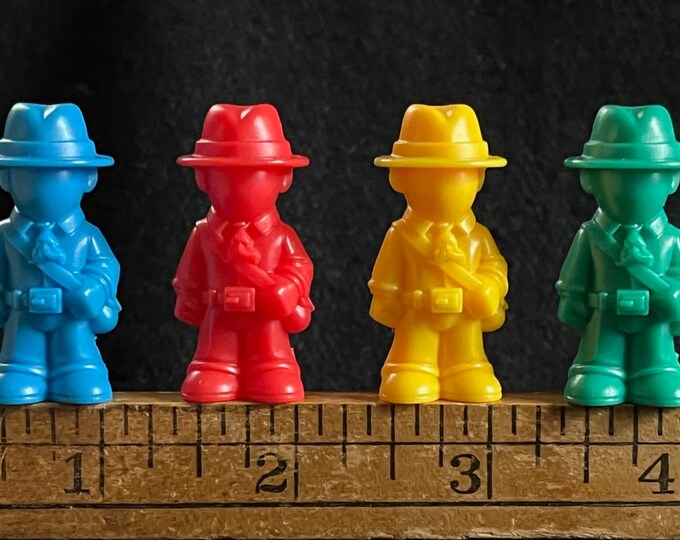 Four Blank-faced Explorer Game Tokens From a Board Game -- Stylish ...