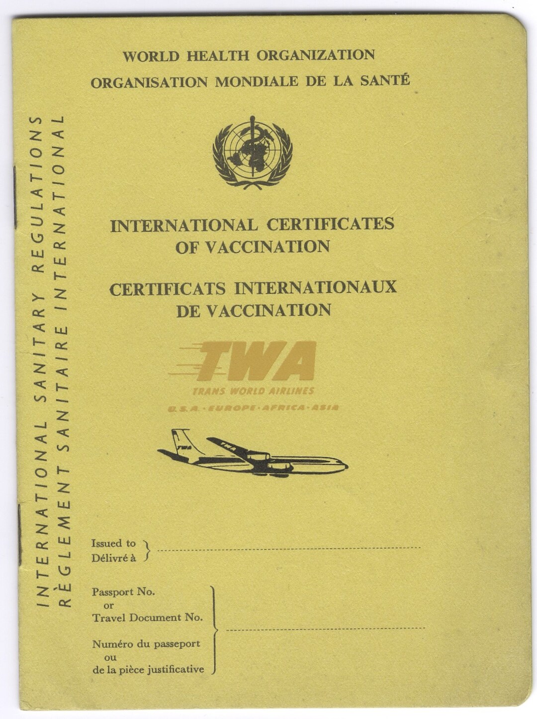 1963 World Health Organization International Certification of ...