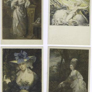 22 Vintage 1940s Postcards of Classic Western Paintings Published by ...