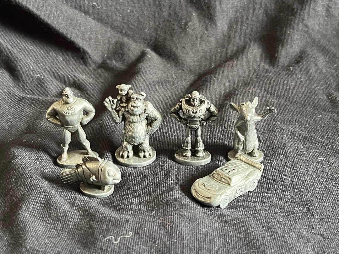 Overlarge Monopoly Tokens of Pixar Cartoons--buzz Lightyear, Dory ...