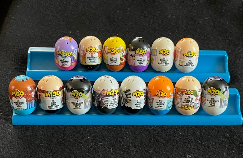 90 Vintage Miscellaneous Beanz Action Figures Plus Six Large Beanz Eggs ...
