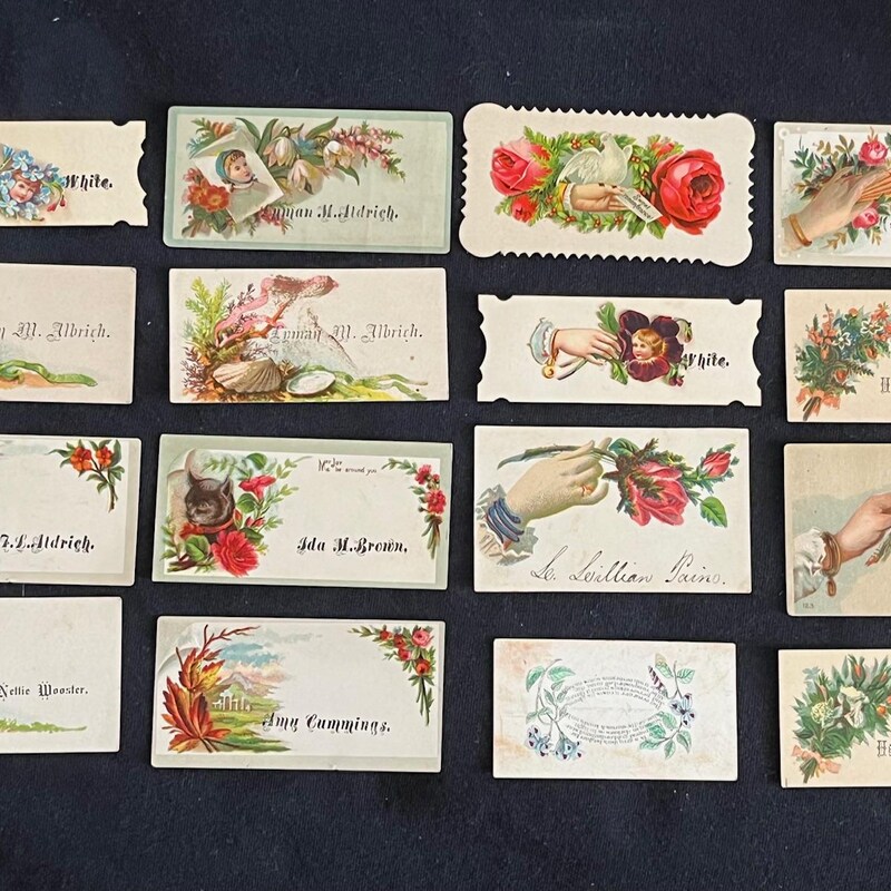 Antique Calling Card - Etsy