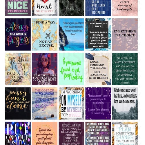 Work Quote Stickers Planner Printable Motivational Quotes - Etsy