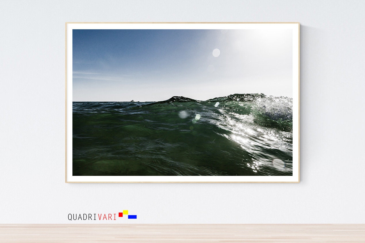 Ocean Wall Art, Waves in Ocean Poster. Printable Wall Art for Home ...