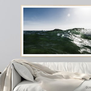 Ocean Wall Art, Waves in Ocean Poster. Printable Wall Art for Home ...