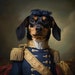 Napoleon Dog Illustration, Downloadable Print of Dog in Napoleon Suit ...