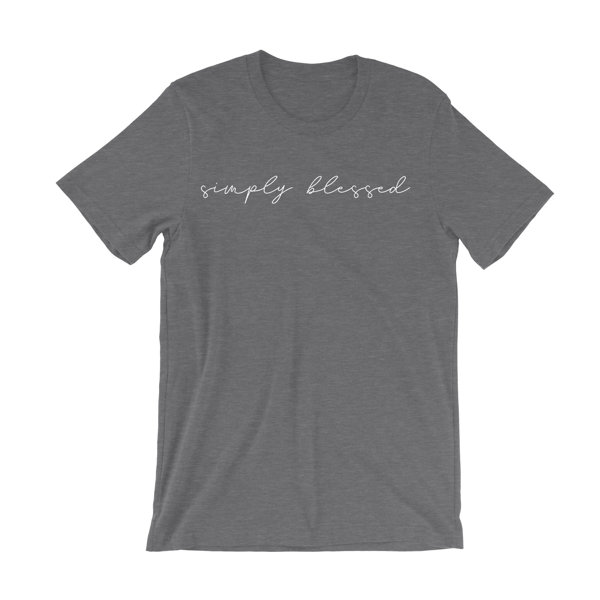 Simply Blessed - Inspirational - T-shirt - Mom Shirt - Graphic Tee ...