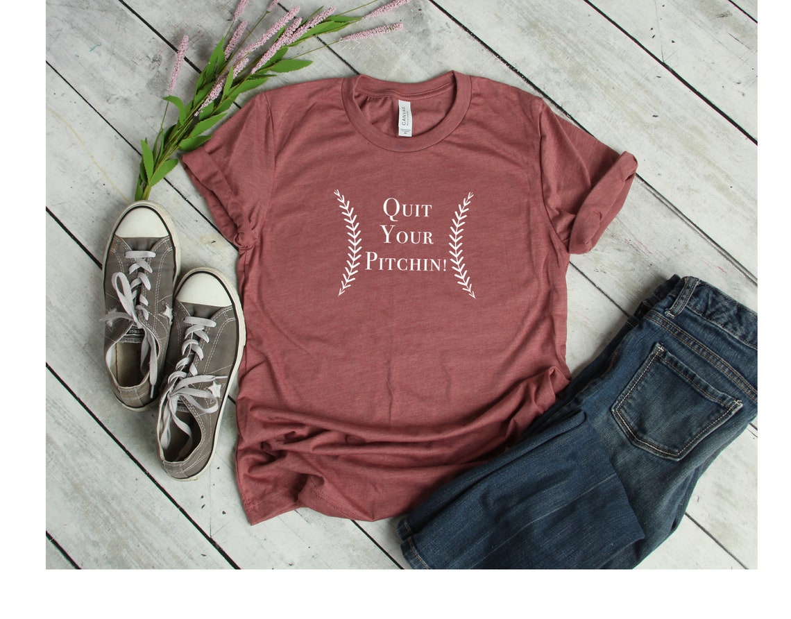 Quit Your Pitching Baseball Mom Shirts for Moms Sports | Etsy