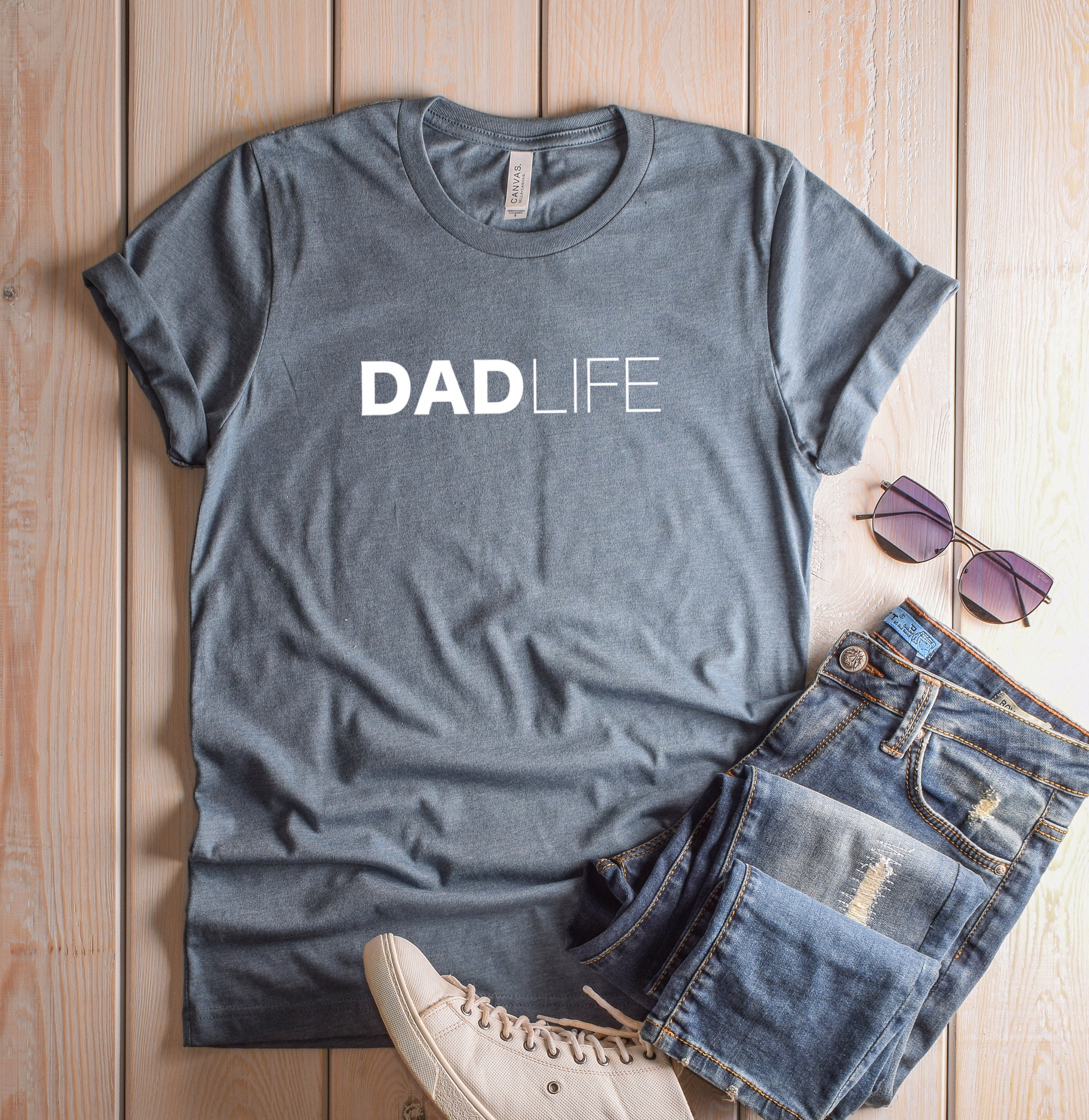 Dad Life - Cool Dad Tee - Shirts for Dad - Cool Dad Shirts - Funny Dad ...