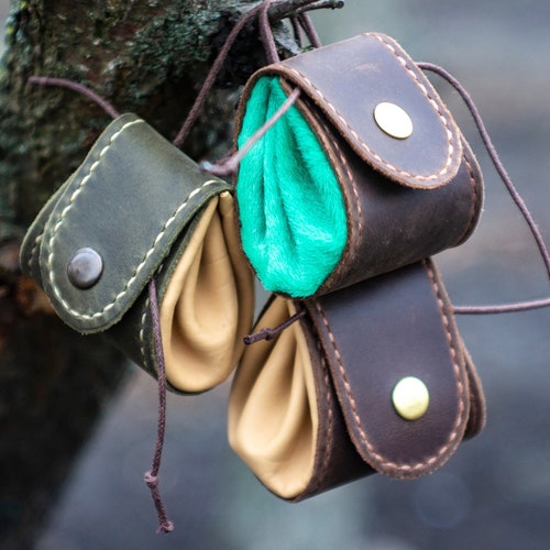 PDF Pattern. Leather Drawstring Coin Pouch - Etsy
