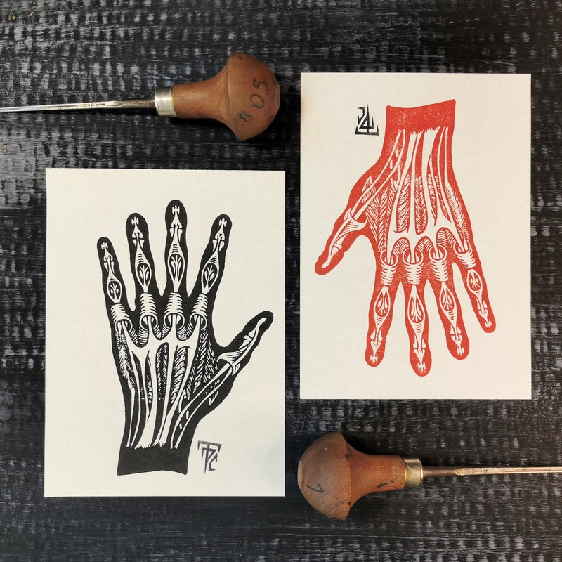 Linoprint - Etsy UK