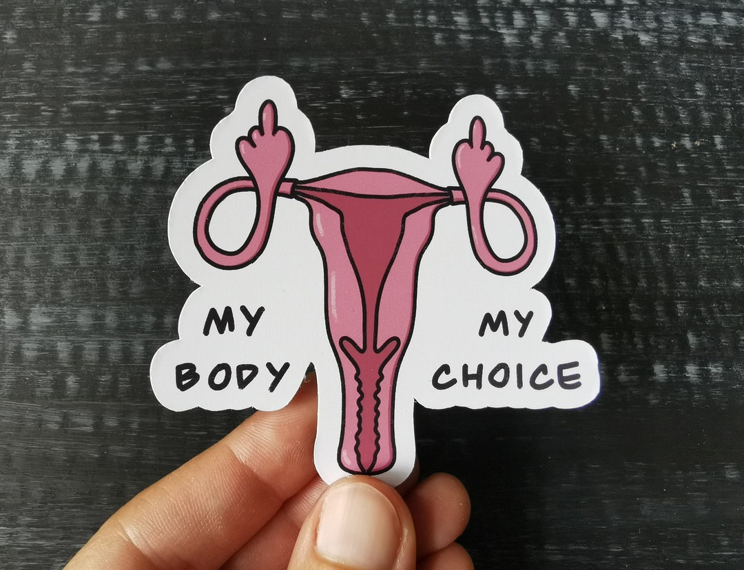 My Body, My Choice Sticker Vinyl Sticker - Etsy