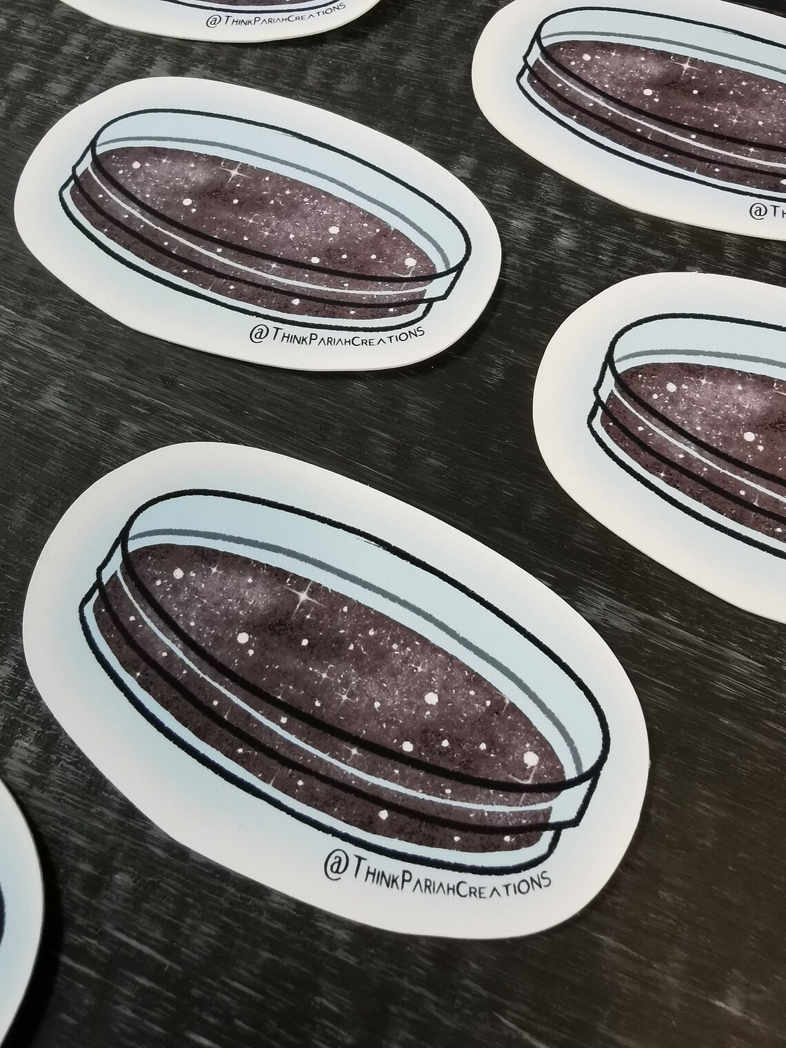 Petri Dish With Night Sky Vinyl Sticker || Science Sticker || Biology ...