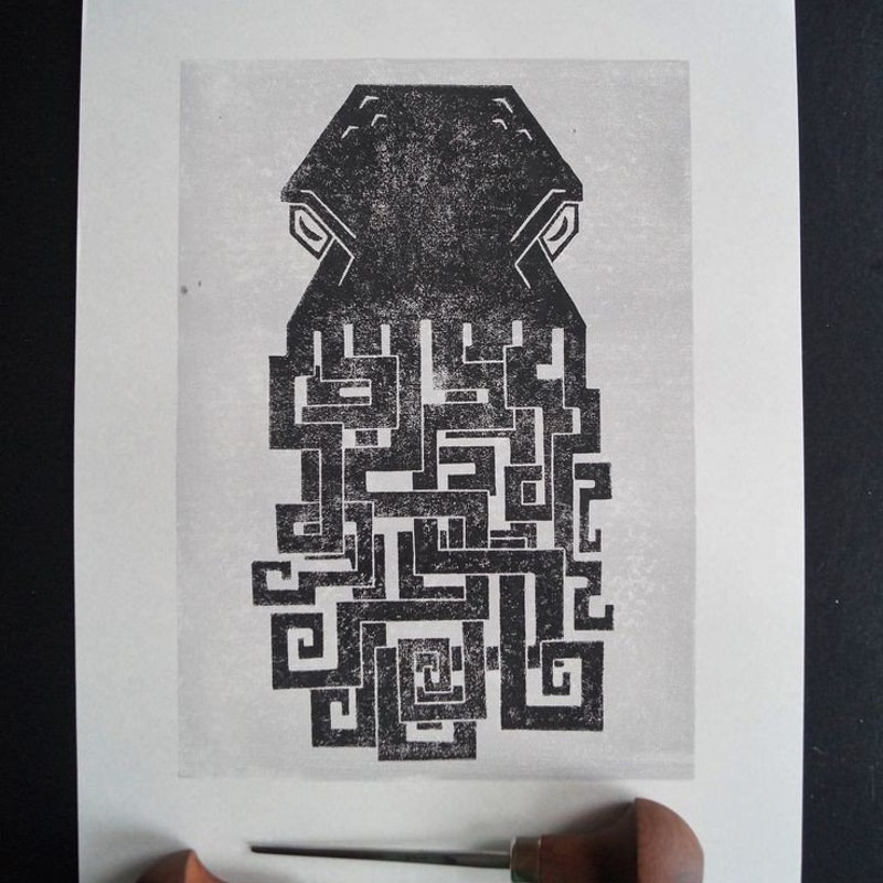 Oktopus labyrinth - Etsy.de