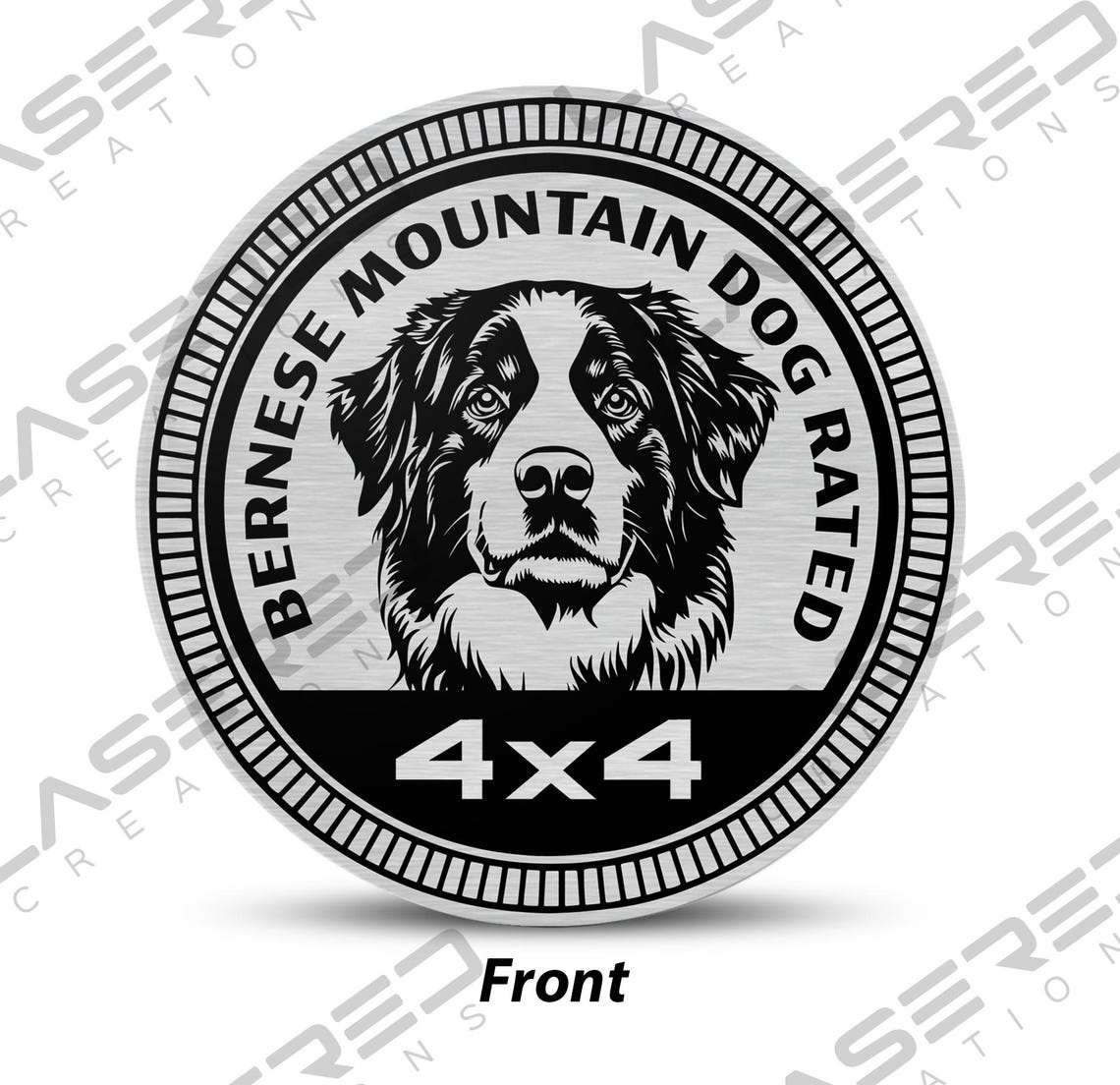 Bernese Mountain Dog Rated 4x4 Vehicle Badge - Etsy
