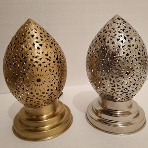 Moroccan Table Lamp Brass Table Lamp Moroccan Table Lamps Moroccan Vtg ...