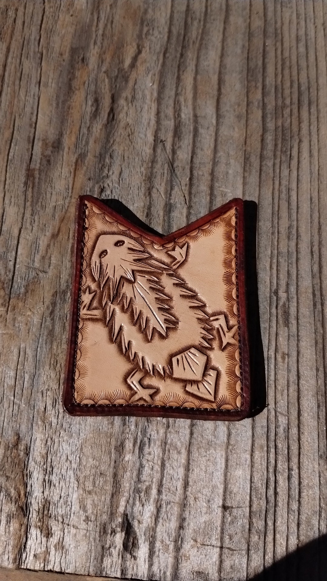 Horny Toad Card Wallet/ Tooled Leather Wallet/ Western Wallet ...