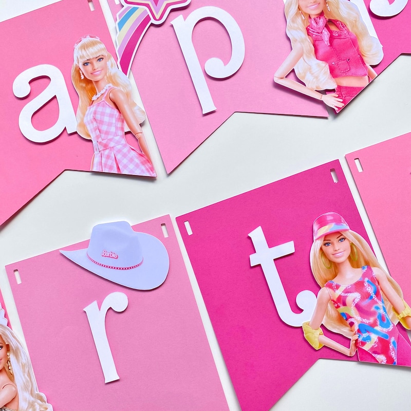 Barbie Banner - Etsy